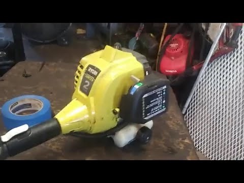 * Ryobi 2 stroke full crank carburetor repair fuel line ryobi full crank repair