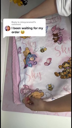 Winnie the Pooh Floral Fabric Packaging Tutorial