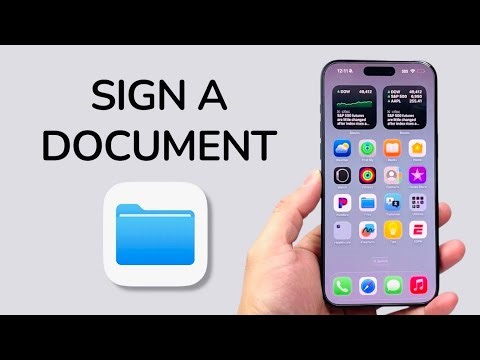 How To Sign a Document With Markup On iPhone