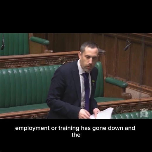 The previous government let people classified as 'NEET' soar. So, it is absolutely right that this government focuses on getting young people back into work, employment or training💪 It was a pleasure to talk in parliament and to ministers about the work Harlow College, along with local schools, are already doing to address this issue🗣️🏫 | Chris Vince MP