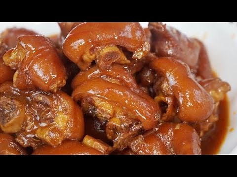 Super Quick & Easy Chinese Braised Pork Knuckle Recipe | Braised Pork Knuckle with Peanut