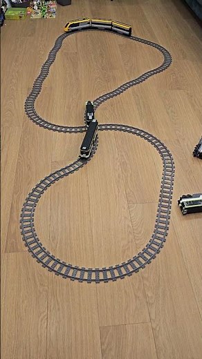 LEGO train crash! 60337 and 60197 collide on figure-eight track