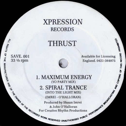 Thrust / Psychic Phenomena - Maximum Energy