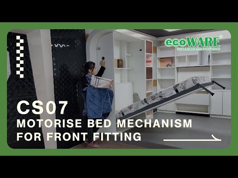 Bed Fitting CS07 Motorise Bed Mechanism for Front Fitting Demonstration Video