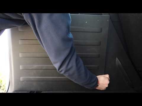 Removing boot side panel trim of a Citroen Berlingo B9 (Mark 3)