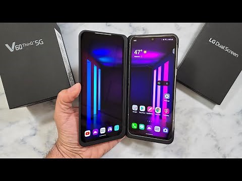 T-Mobile LG V60 ThinQ 5G Dual Screen Initial Impressions, Gaming, Audio, 8k/4k Video Demo