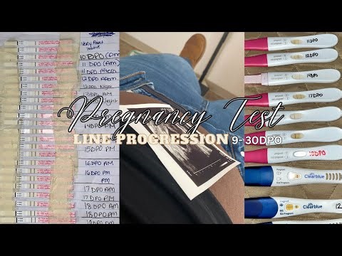 Pregnancy Test & Ovulation Line Progression| First Ultrasound #pcospregnancy #pregnancyjourney