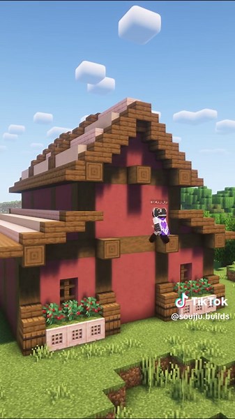 Cute Minecraft Storage House Full of Flowers