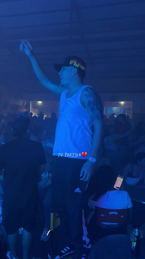 Energetic Dance Party in Colorful Atmosphere