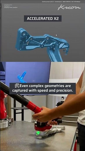 Scan Automotive Engine Brackets Fast & Accurately | Kreon Ace Skyline #automobile #3dscanning