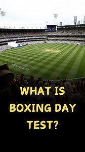 Here's all you need to know about what is boxing day Test! #BoxingDay #Test #Christmas | Anis Sajan