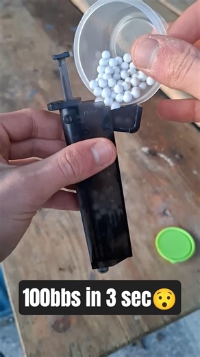 Filling up speedloader #airsoft #shorts