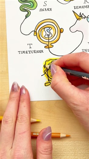 Day 26 of The One Line Wizard’s Alphabet - Z is for Zonkos! Prints now available :)