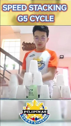 Speed Stacks Fast: G5 Cycle in 5.922 Seconds! #cupstacking #fast #shorts