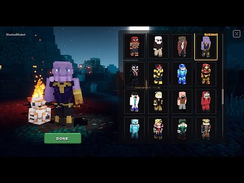 Too Many Outfits - A Minecraft Dungeons Skin Mod - By WantedRobot