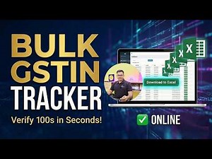 Bulk GSTIN Tracker: Ultimate Online Bulk GSTIN Search Tool | Tally ERP9 TSS Renewal ‪@LearnWell‬