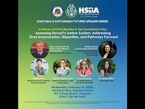 Assessing Hawaii’s Justice System: Addressing Over-incarceration, Disparities, and Pathways Forward