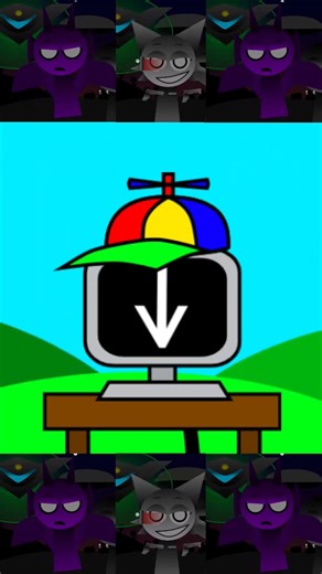 sprunki mr fun computer FNF with durple and wenda 💥#viralshort