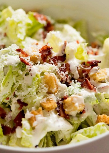 This homemade Caesar Salad Dressing will rival that of any great restaurant!! https://www.recipetineats.com/chicken-caesar-salad/ | RecipeTin