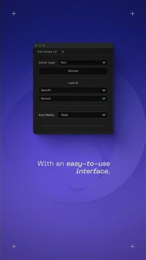 NEW: Orbit Script for After Effects