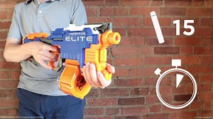 By the time you finish reading this, the #Hyperfire will have fired 25 darts. #25in #seconds *when used with fresh batteries. http://hasb.ro/1qw4nEu | Nerf