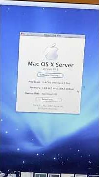 Mac OS X Leopard Server 🐆 🌌