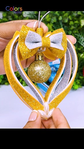 99K views · 1.5K reactions | DIY Christmas OrnamentsChristmas Tree Decoration Ideas #Christmas #diy #crafts #ChristmasDecor | Colors Paper | Facebook
