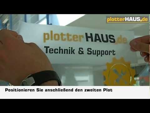 Anleitung zum Erstellen einer Folienbeschriftung mit einem Schneideplotter