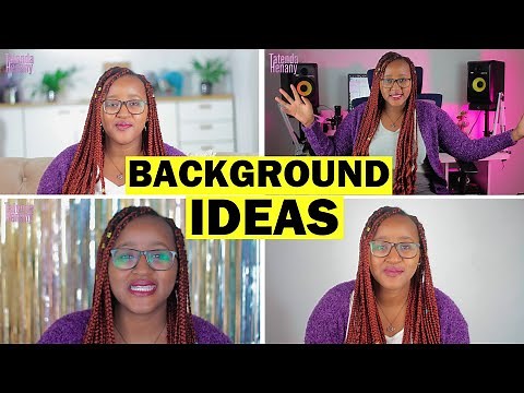 DIY backdrop ideas for YouTube videos