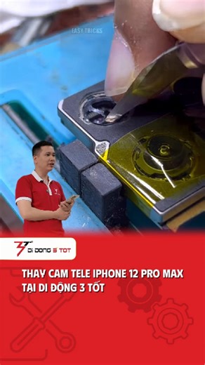 Thay cam tele iPhone 12 Pro Max #tech #asmr #telecam #camera #tech #apple #iphone12promax #vip #trend #videoviralシ | THU PIN CŨ - ĐỔI PIN MỚI giá kho Tại Thái Bình | Facebook