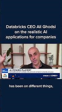 Databricks CEO Ali Ghodsi on the realistic AI applications