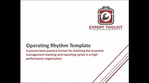 Business Operating Rhythm Template by Expert Toolkit