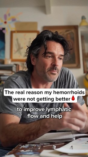 Did you know that if you see blood when you wipe, and feel constant itching or burning in your rectal area, and nothing is making it better you might have a clogged lymphatic system? But people don't believe me when I tell them this. The number one solution for hemorrhoids isn't creams, it's not fiber supplements, and it's definitely not painful surgery. You probably know that uncomfortable bulge or protrusion that makes sitting painful all too well. And you avoid certain activities because you'