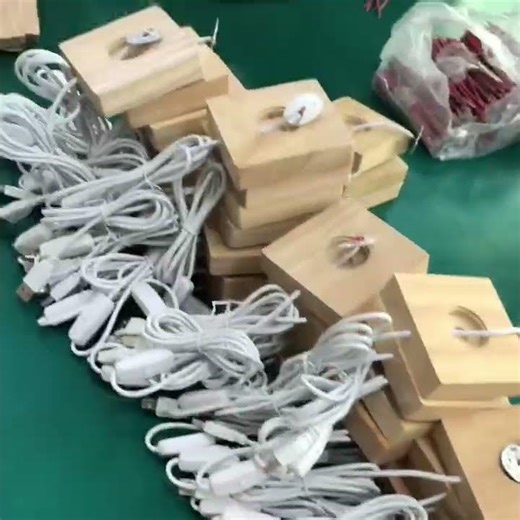 Factory-Produced LED Light Base for Decorative and 3D Printed Lighting