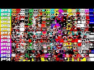 All True Phases 1-14 Together in Incredibox Sprunki - All in One Mod