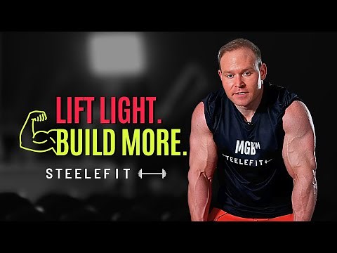 How Light Weight Training Builds More Muscle & Strength