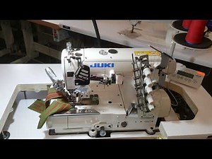 Juki MF-7523 U1B64 UT35 automatic coverstitch overview
