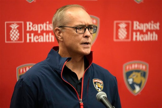 Kids and teens show Florida Panthers coach how easy handshakes can be