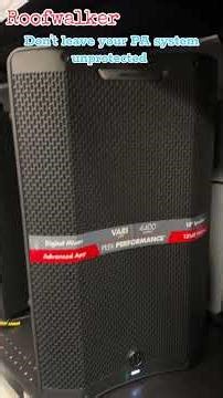 I hijacked Guitar Centers Bluetooth PA system