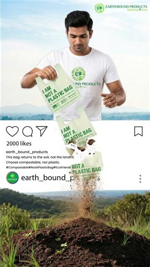 Not a Plastic Bag: Compostable Bag That Returns to Soil 🌱 | Earth Bound Products