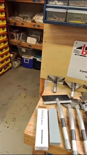 How to sharpen a Kitchen Exhaust Cleaning Scraper with a $3 whetstone #hoodcleaning #scraper #kitchenexhaustcleaning #tools #equipment #restaurant #grease #nfpa96 #cleaning #ductscraper | Bryan Exhaust Service