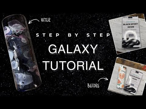 Step by Step Galaxy Tumbler Tutorial using Black Resin| Bond Craftor