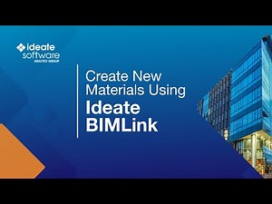 Create New Materials Using Ideate BIMLink