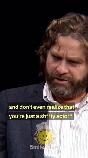Between Two Ferns - Brad Pitt got angry with Zach Galifianakis about a burning q🤣🤣 | Between 2 Ferns Clips
