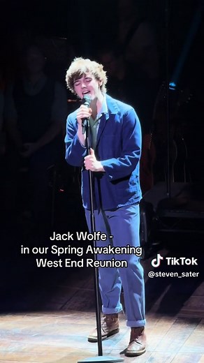 Jack Wolfe in our Spring Awakening West End Reunion