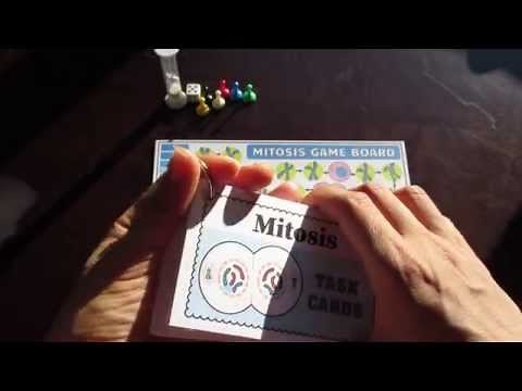 Mitosis Task Cards with Game Board by Tangstar Science