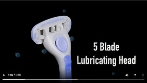Watch Amazon Brand Solimo 5 Blade Razors for Women on Amazon Live