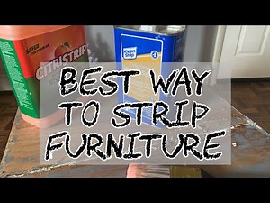 HOW TO STRIP FURNITURE / COFFEE TABLE / CITRISTRIP