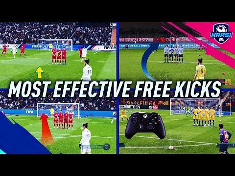 FIFA 19 MOST EFFECTIVE FREE KICKS TUTORIAL - NEW, HIDDEN, SECRET & OLD! HOW TO SCORE FREE KICKS