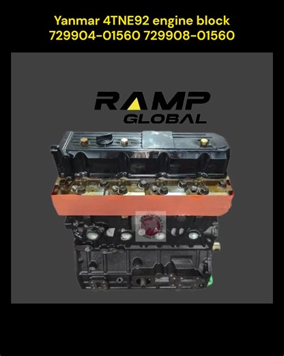 HEAVY MACHINERY PARTS | SPARE PARTS WORLDWIDE on Instagram: "Engine Block – Yanmar 4TNE92 (729904-01560 / 729908-01560) ✅ In stock – order now ✅ Brand-new engine block for Yanmar 4TNE92 diesel engine ✅ Direct replacement for OEM part numbers 729904-01560 / 729908-01560 ✅ Fast worldwide delivery 🔧 Compatibility Used on: • Yanmar 4TNE92 diesel engine • Mini excavators, generators, compact construction equipment OEM references: • 729904-01560 • 729908-01560 (For exact matching, confirm engine seri